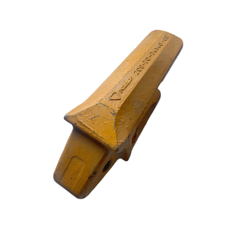 PC650 PC750 Excavator Bucket Teeth , 80MM Excavator Tooth Adapter 209 ...